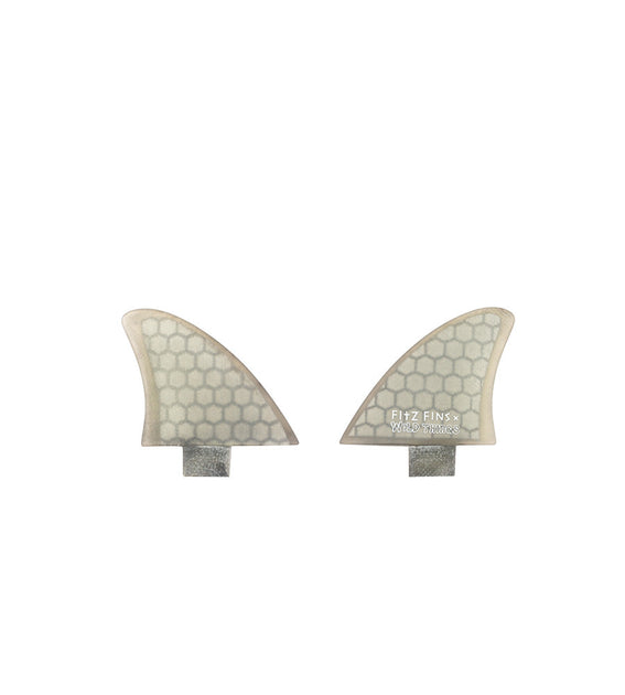 Wild Things Fitz 2.44" Sidebite (FCS Compatible) Honeycomb Black Fins ...