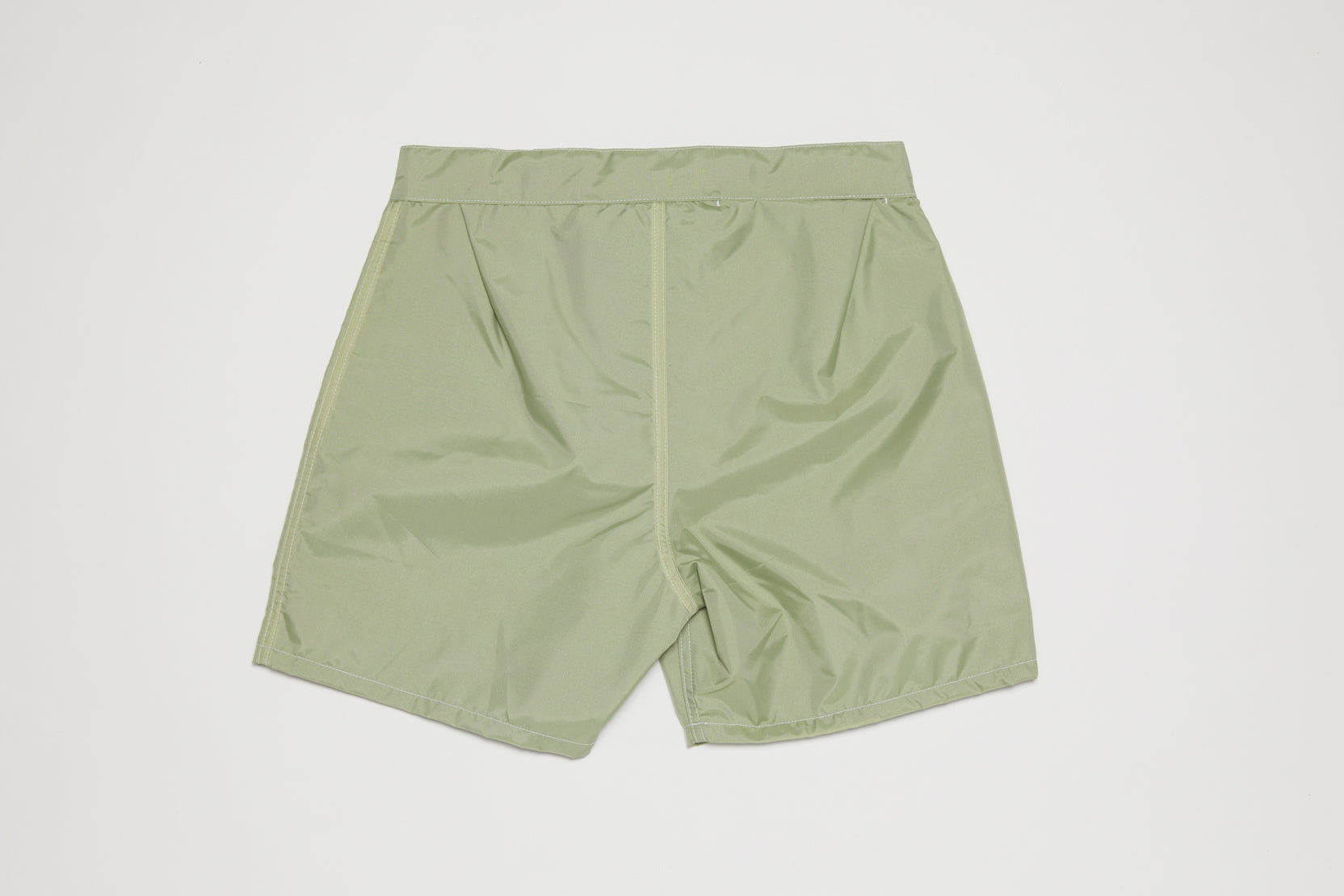 Yellow Rat Solid Trunk Green Boardshorts - Wild Things