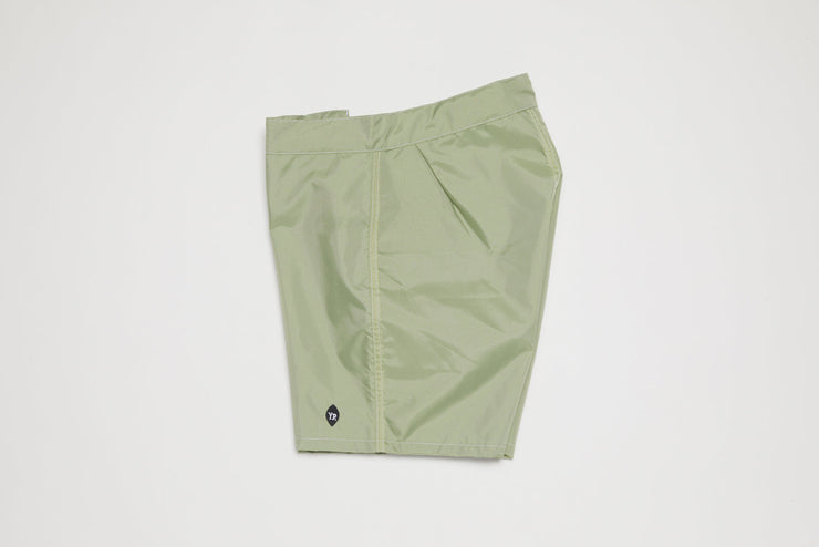 Yellow Rat Solid Trunk Green Boardshorts - Wild Things