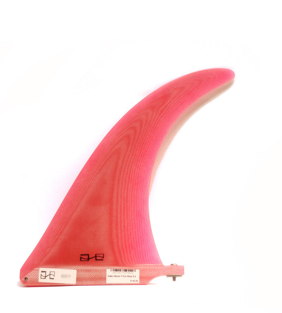 Gato Heroi T-Fin (Pink) 9 inch Fiberglass Flex Fin - Wild Things